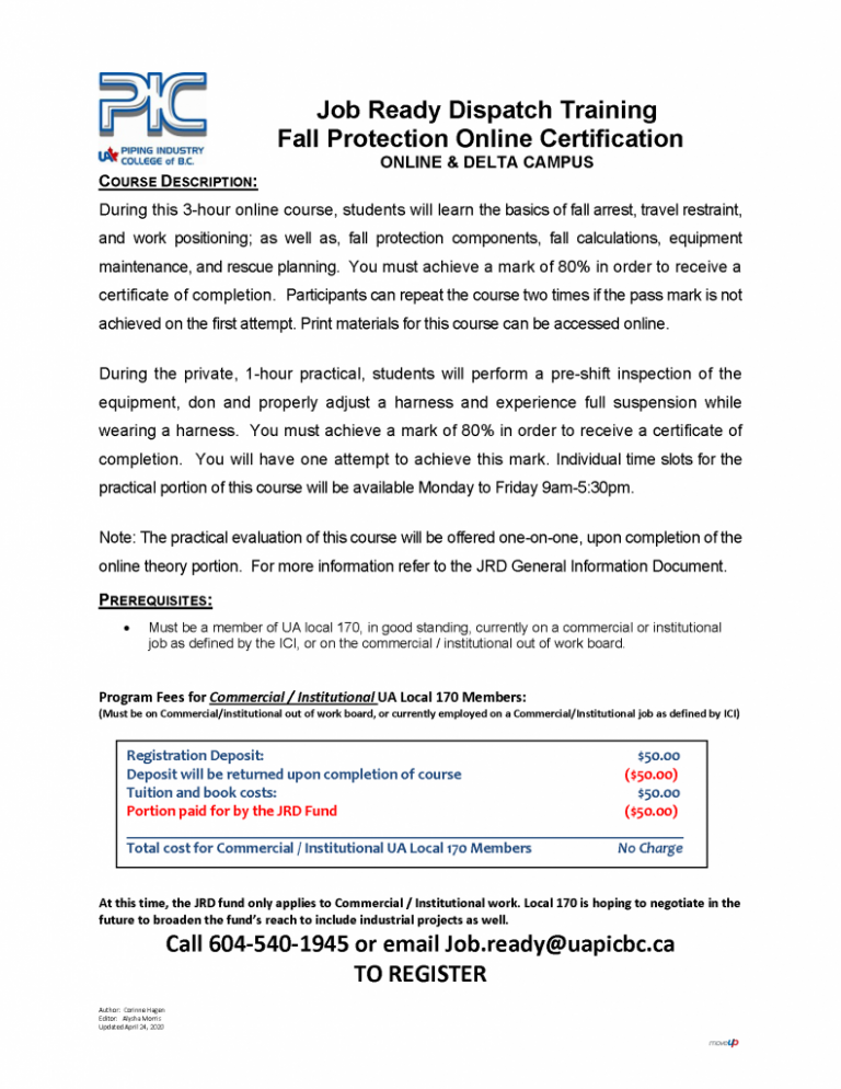 Job Ready Dispatch Program